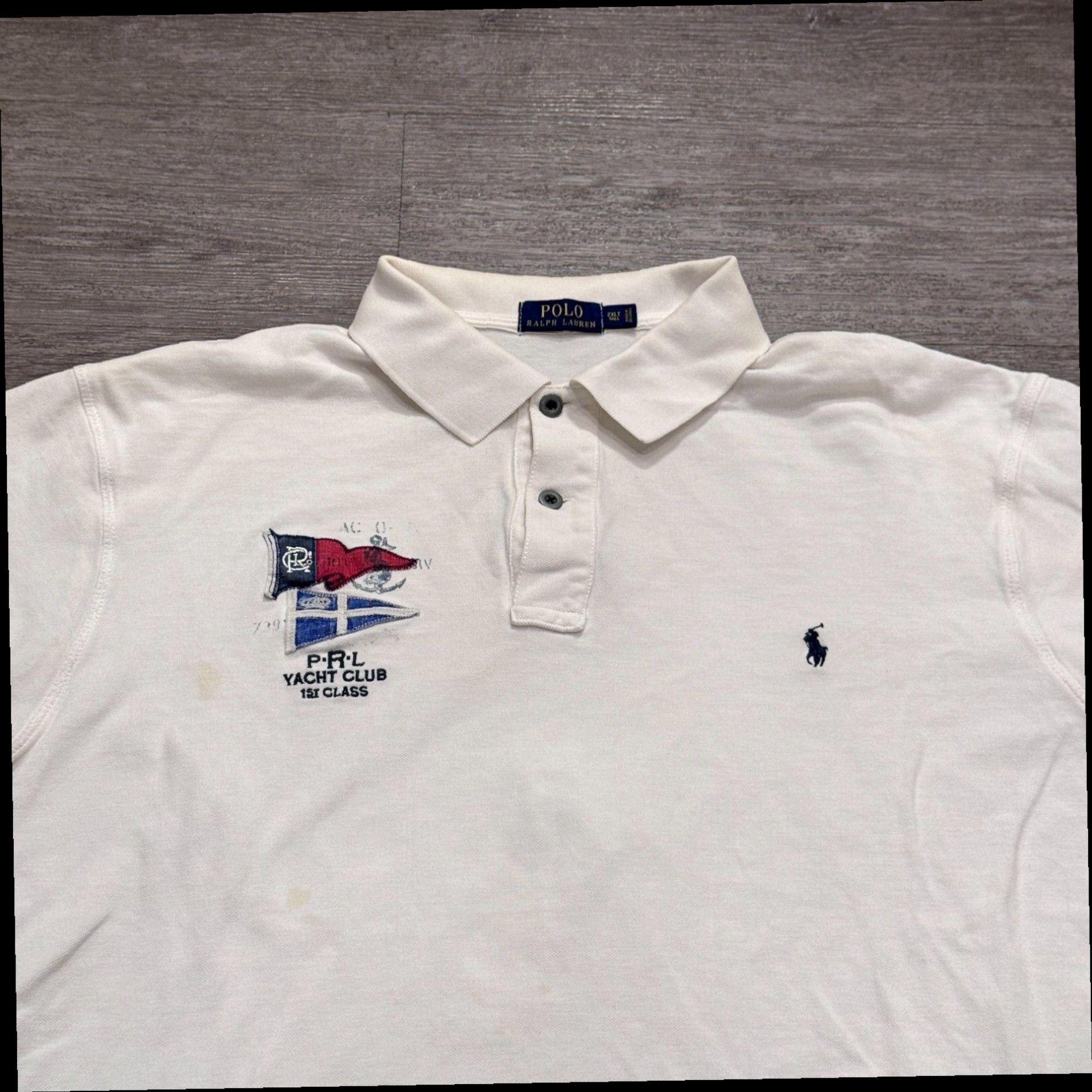 Polo Ralph Lauren Polo Ralph Lauren Polo Shirt Mens 2XLT White PRL ...