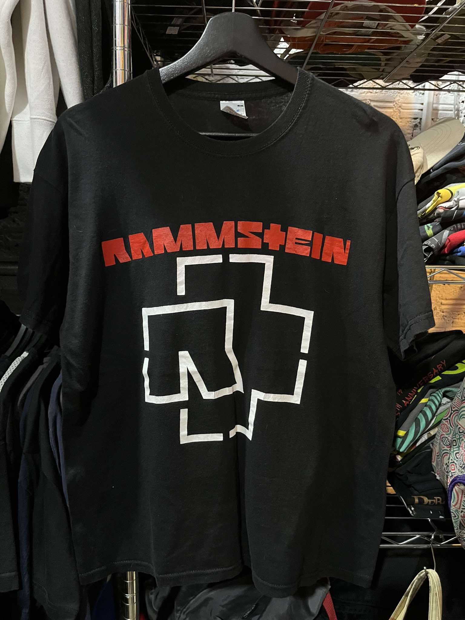 Vintage Rammstein Industrial Metal German Band Tee Logo 00s | Grailed