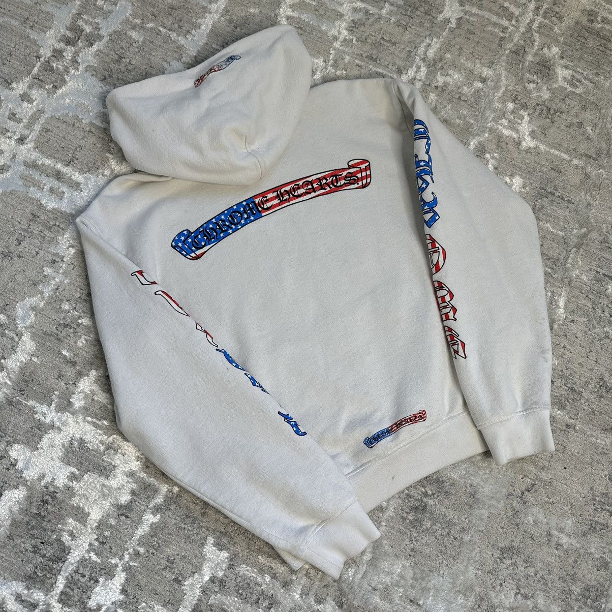 Chrome Hearts Natty boy USA flag pullover hoodie | Grailed