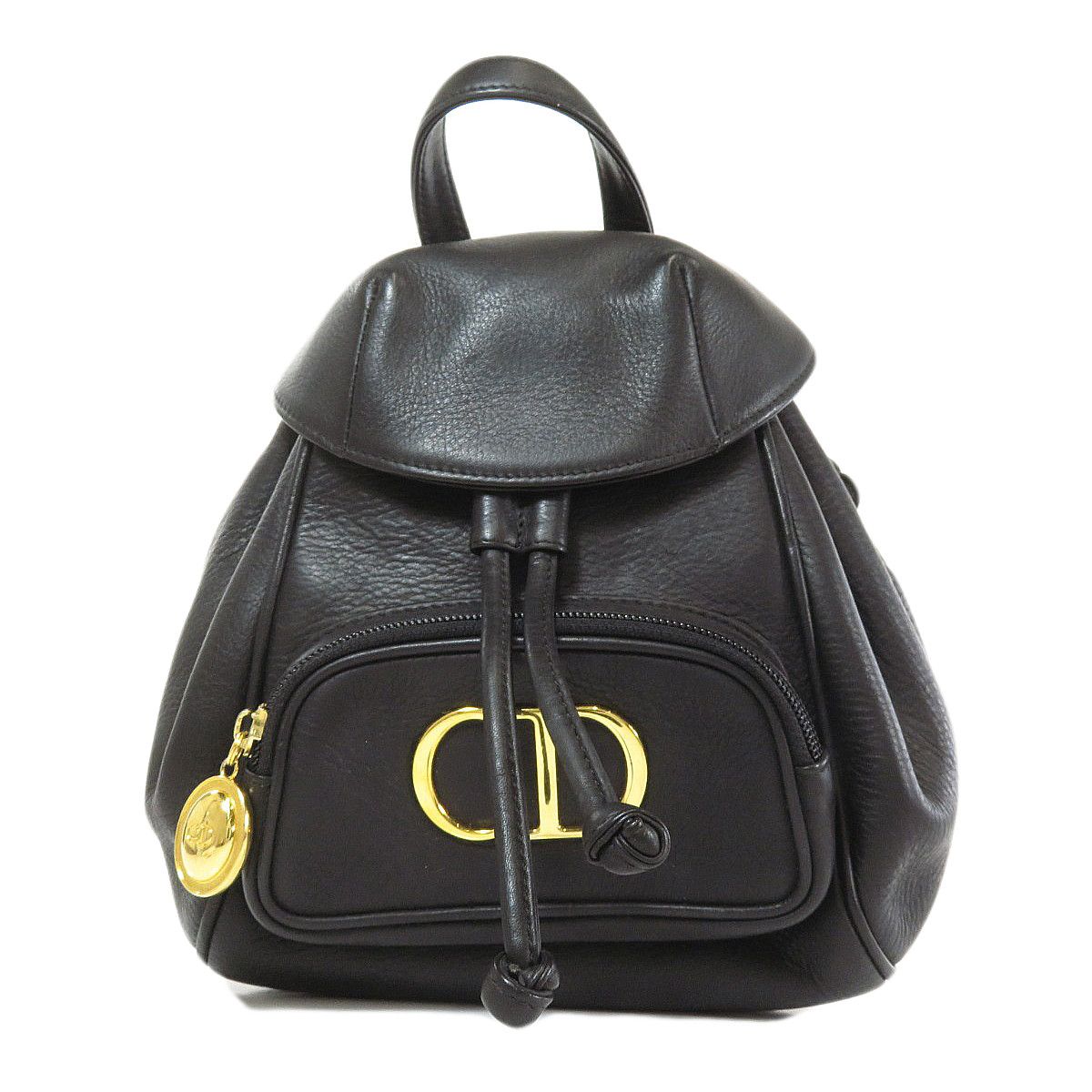 Dior Dior Motif Rucksack Backpack Noir Leather | Grailed