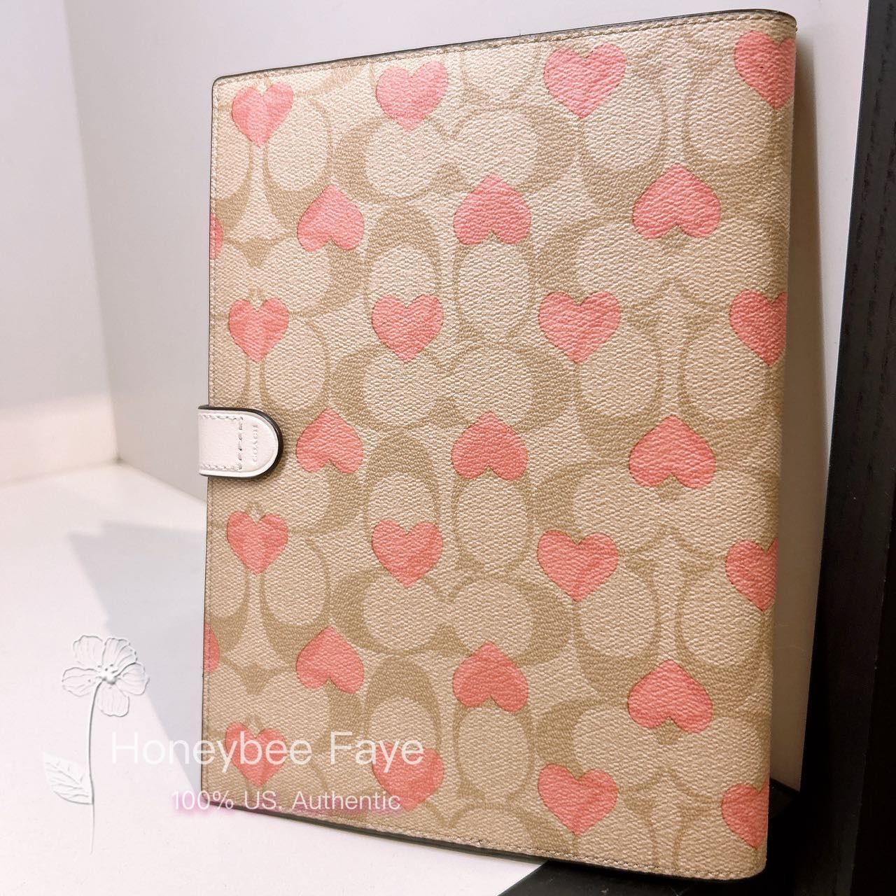 Coach Notebook In Signature Canvas With Heart Print CP378 | Grailed
