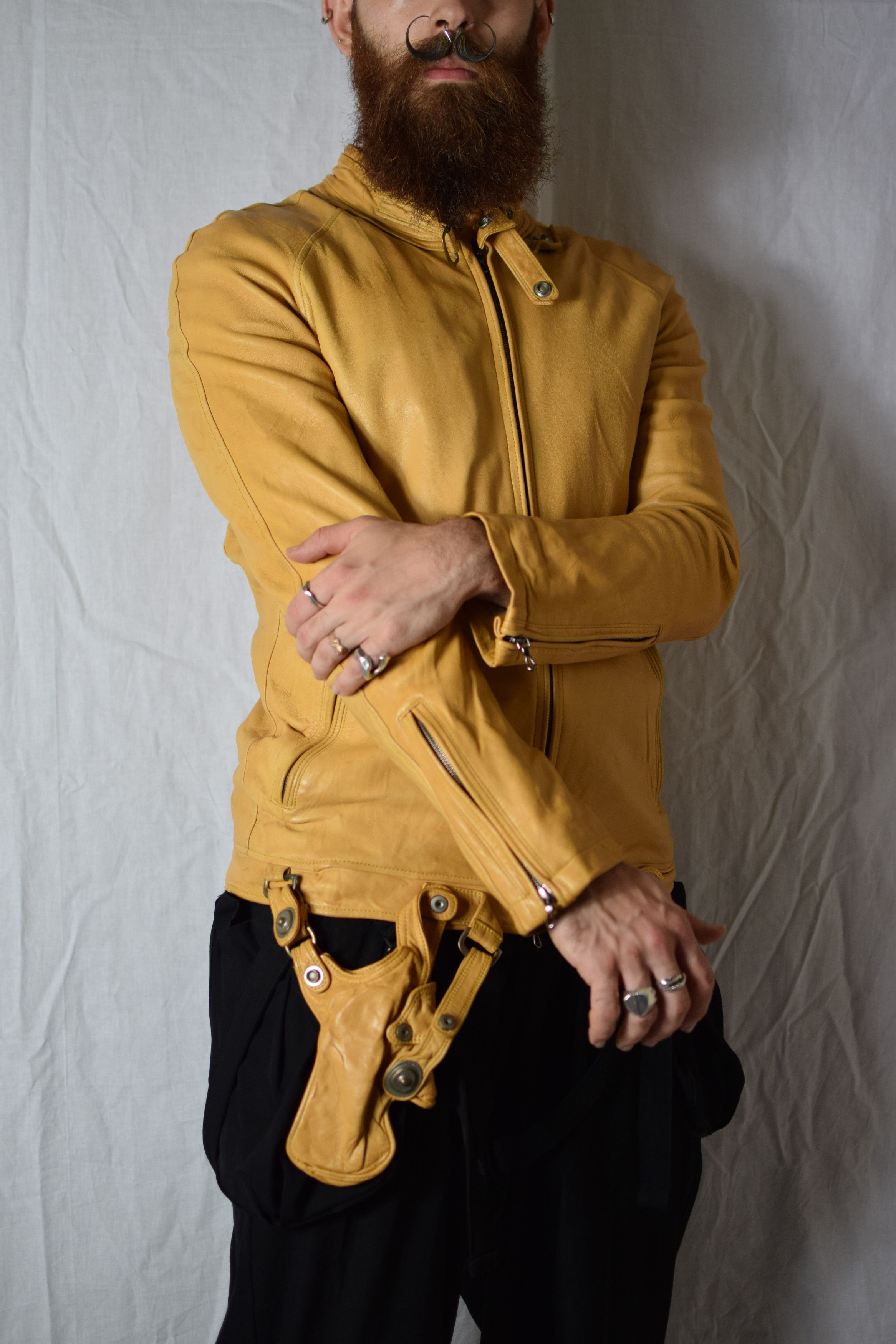 Julius Julius SS10 Holster Leather Jacket - 297BLM13 | Grailed