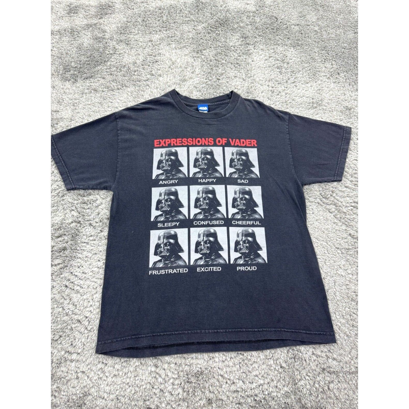 Star Wars Vintage Star Wars Shirt Adults Large Expressions Of Darth ...