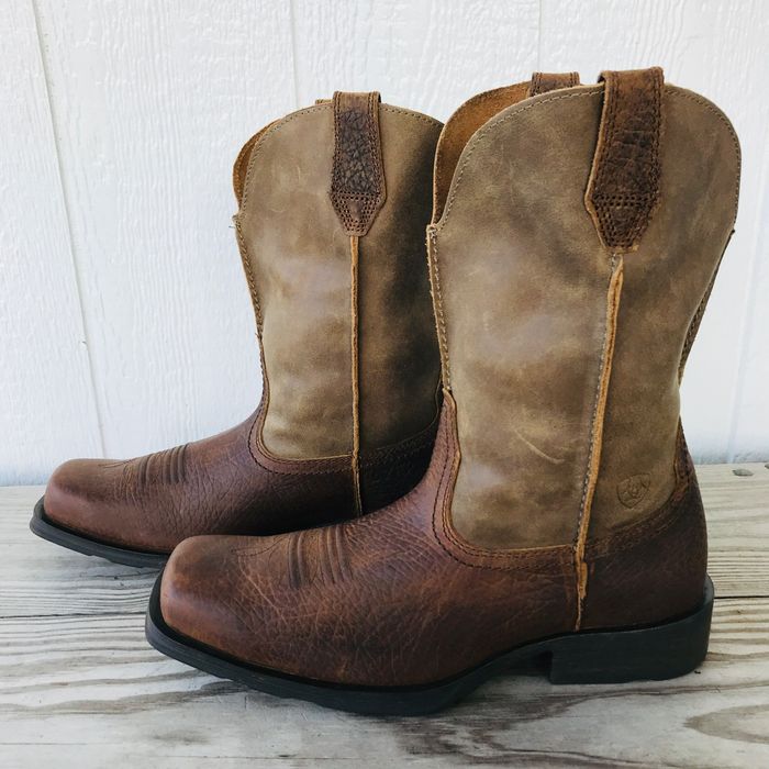 Ariat Ariat Rambler Mens Brown Leather Cowboy Western Boots 11 D | Grailed