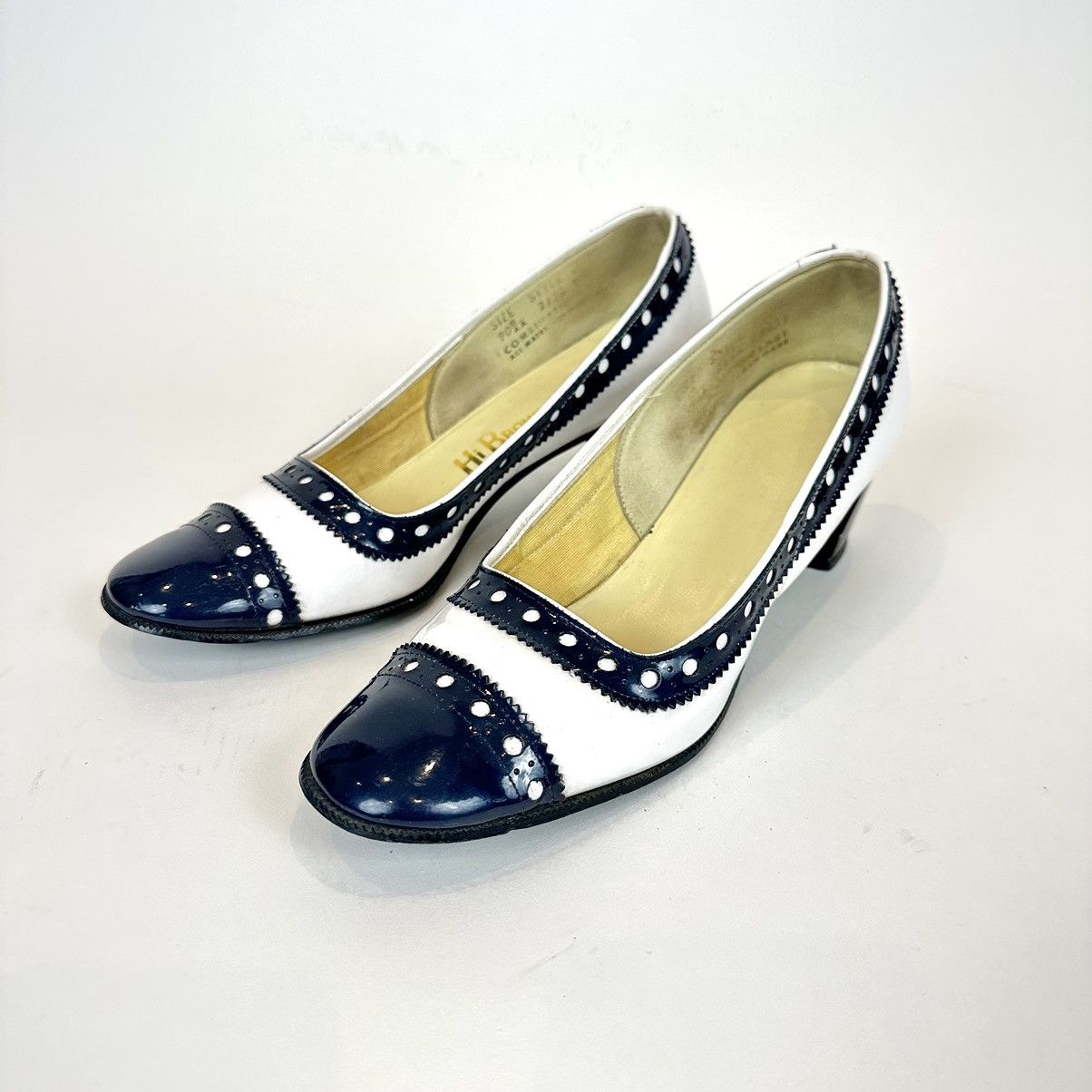 Vintage Vintage mid-century wing-tip heels | Grailed