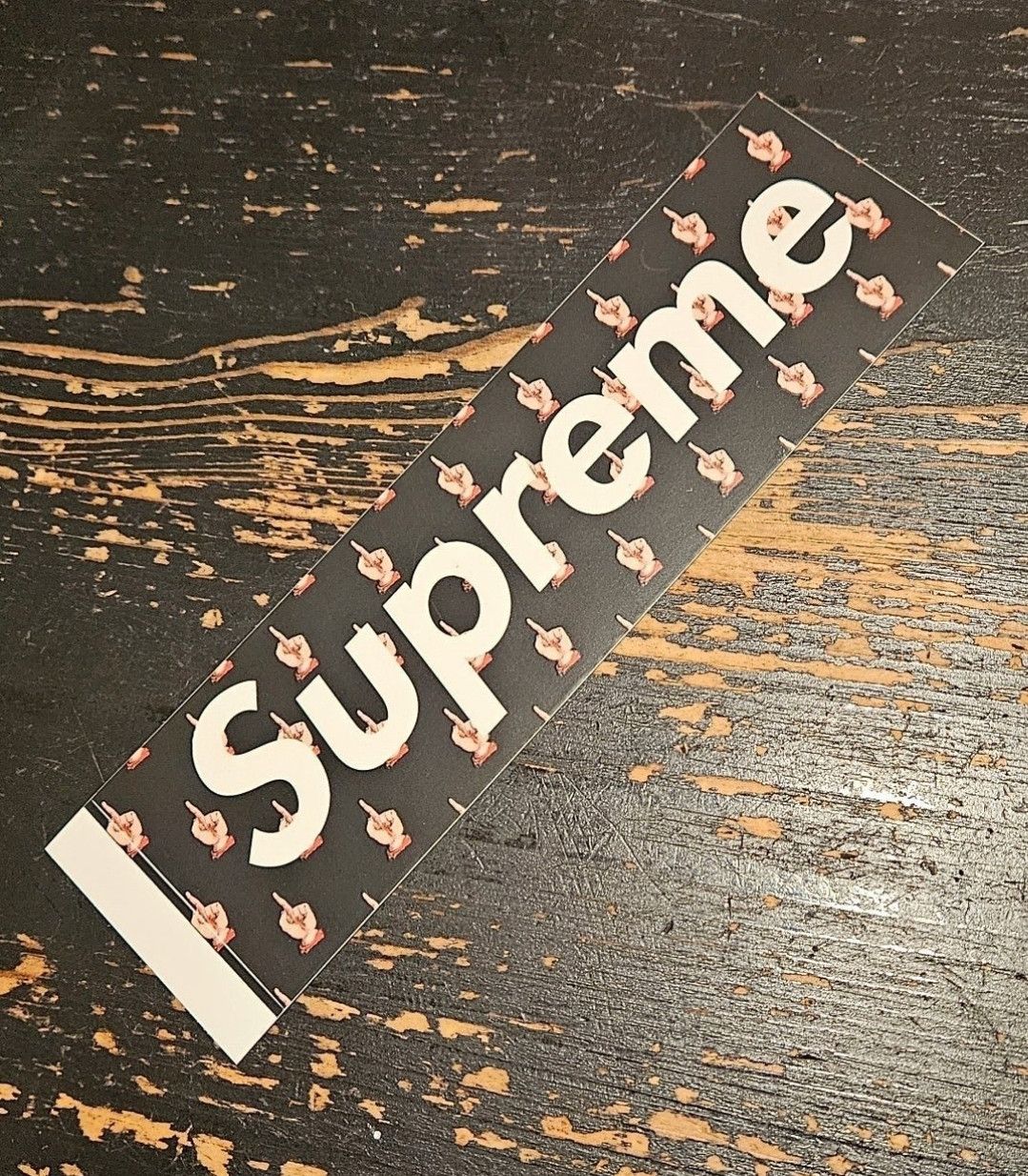 Supreme × Undercover Supreme Undercover Black Middle Finger Box Logo ...