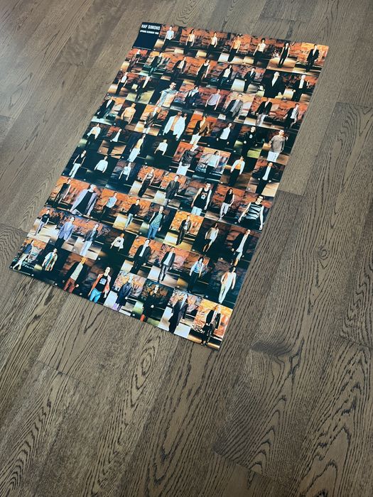Raf Simons Raf Simons Spring Summer 1998 'BLACK PALMS' Big Size Poster ...