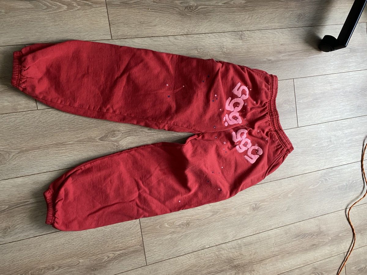 Spyder Sp5der Red 555 Sweats | Grailed