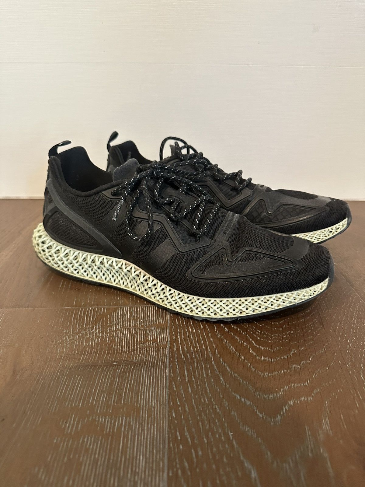 Adidas Adidas ZX 2K 4D 'CORE BLACK' carousel image Size 11, shoes | Grailed
