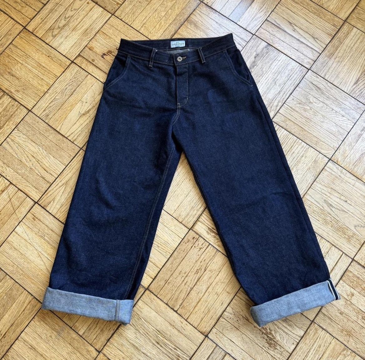 Naked & Famous The Hidden Rivet selvedge denim | Grailed