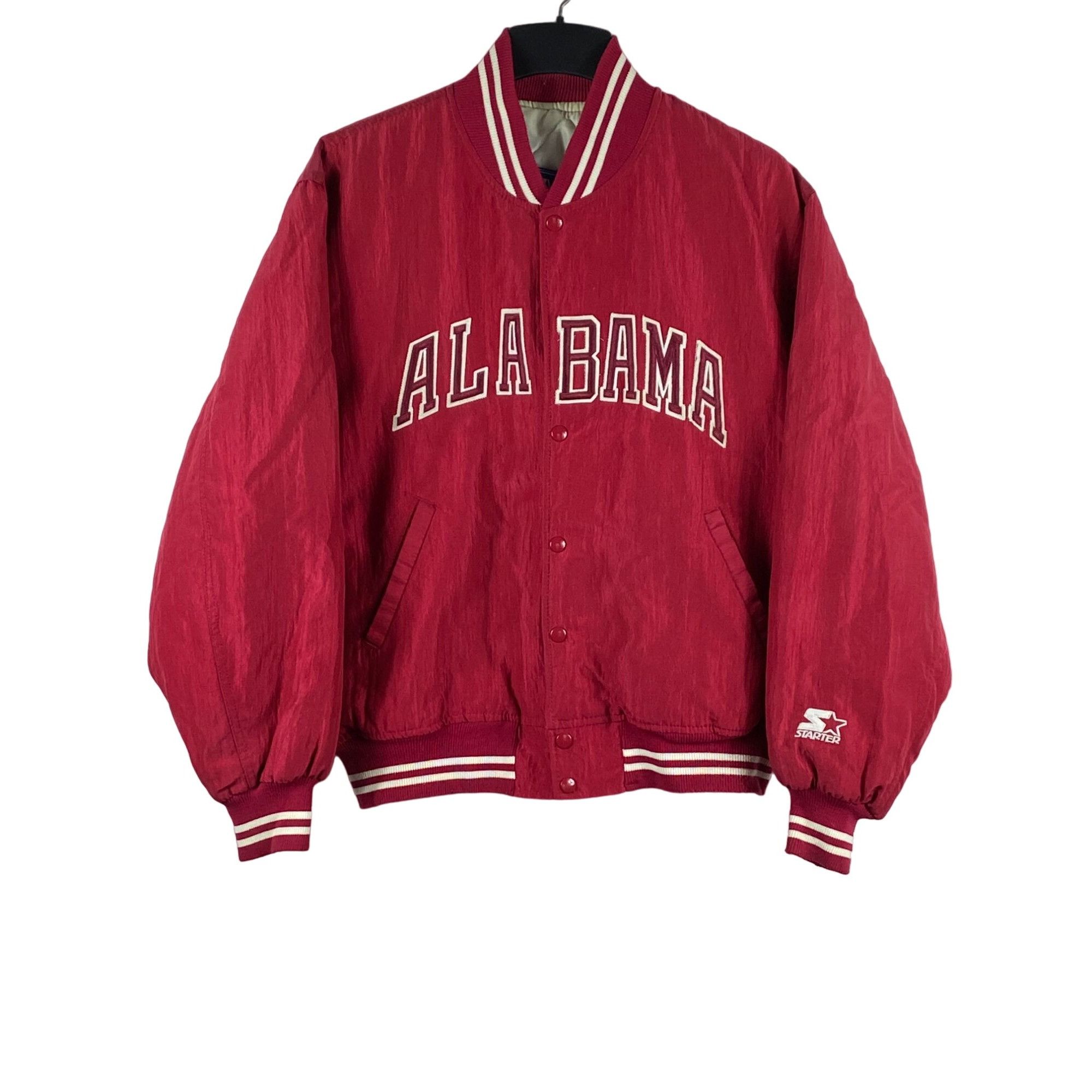 Starter Vintage Starter Alabama Nylon Varsity Jacket Polyester Fill ...