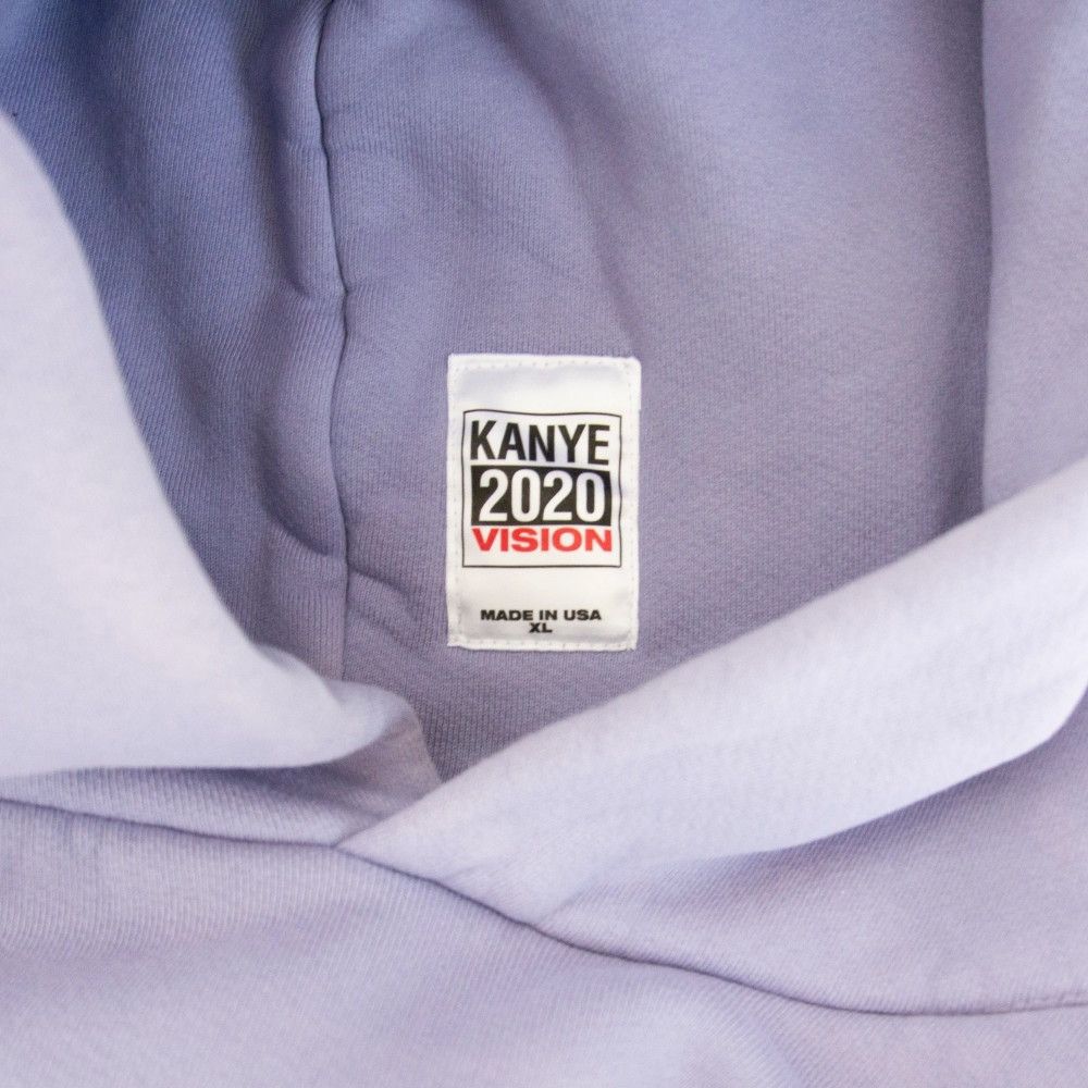 Kanye West Kanye 2020 Vision Lilac Double Layered Hoodie | Grailed