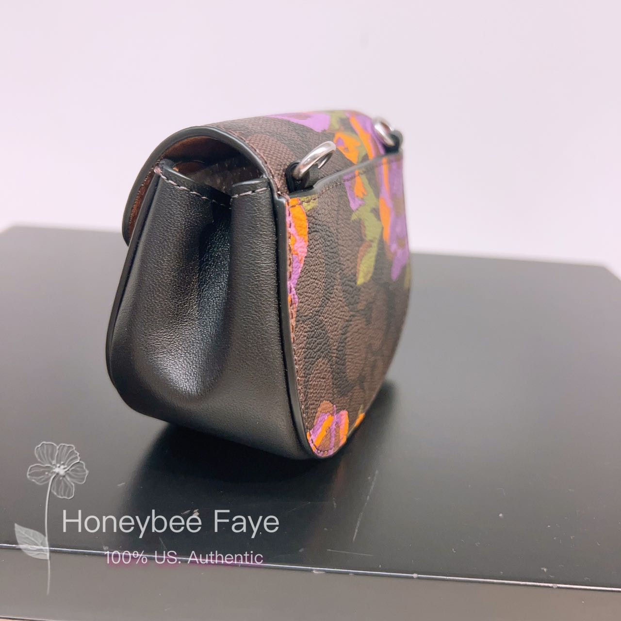 Coach Morgan Card Case On A Chain In Signature Canvas With Rose | Grailed