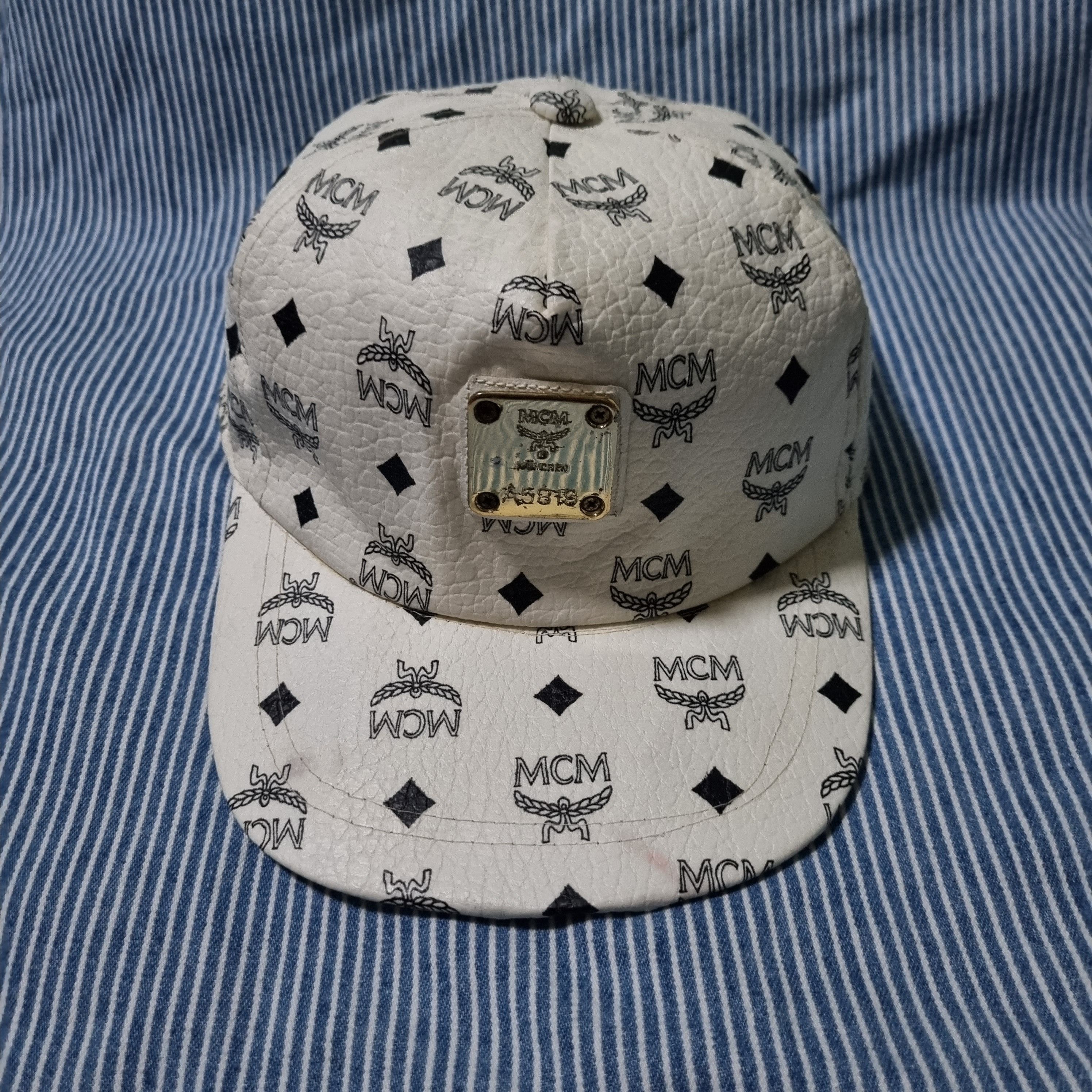 Luxury × MCM × Vintage MCM Monogram Snapback Hat Vintage 90s | Grailed