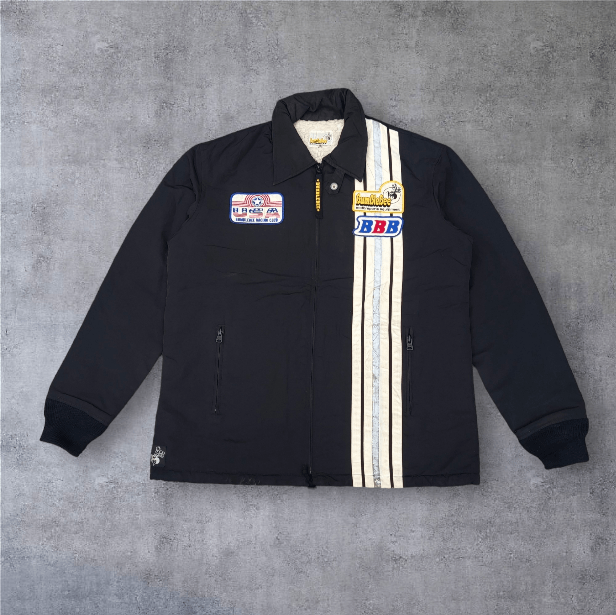 Pherrows Very Rare Vintage Bumblebee Motosports Equipment Jacket | Grailed