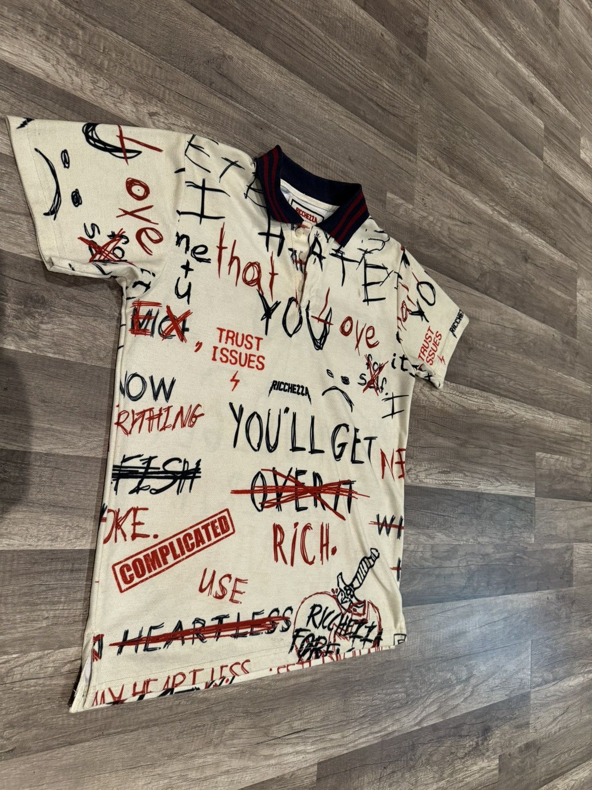 Streetwear Ricchezza Forever - Luv Letter Polo | Grailed