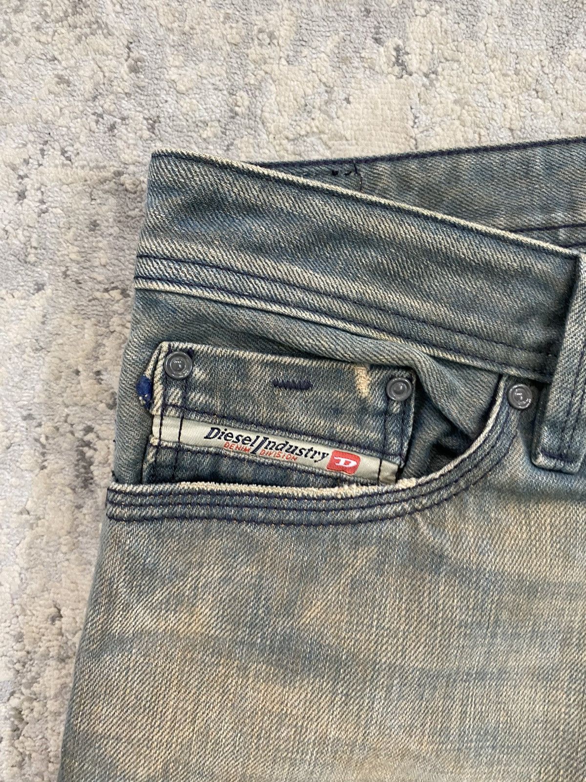 Diesel Diesel Thanaz Mudwash Slim-Straight Denim | Grailed