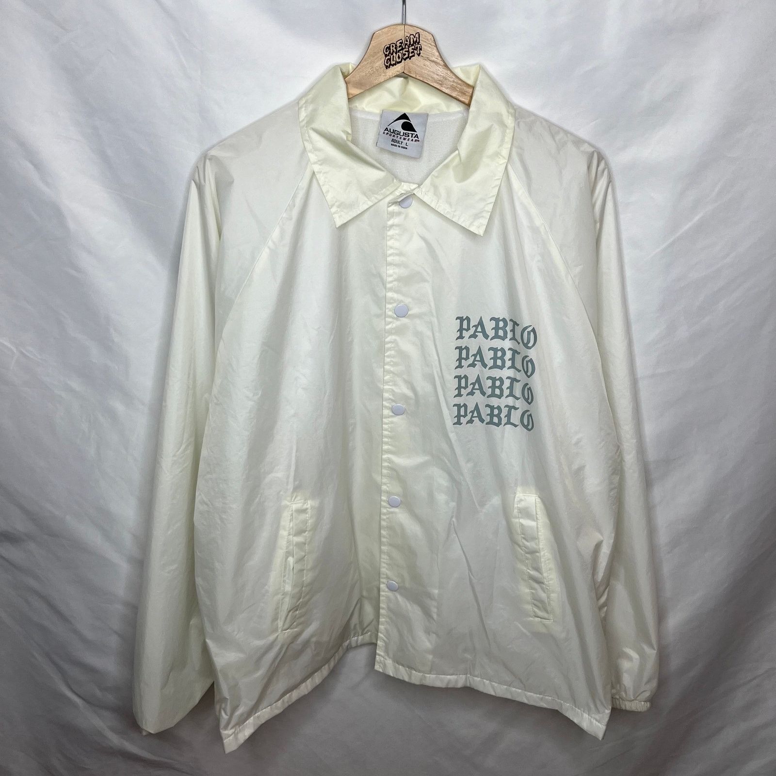 Kanye West Saint Pablo Los Angeles Pop Up Coach Jacket Yeezy Tour Merch ...