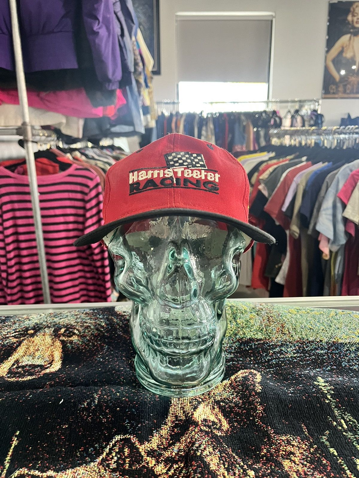 Vintage Vintage Harris Teeter Racing Nascar Red Snapback Hat | Grailed