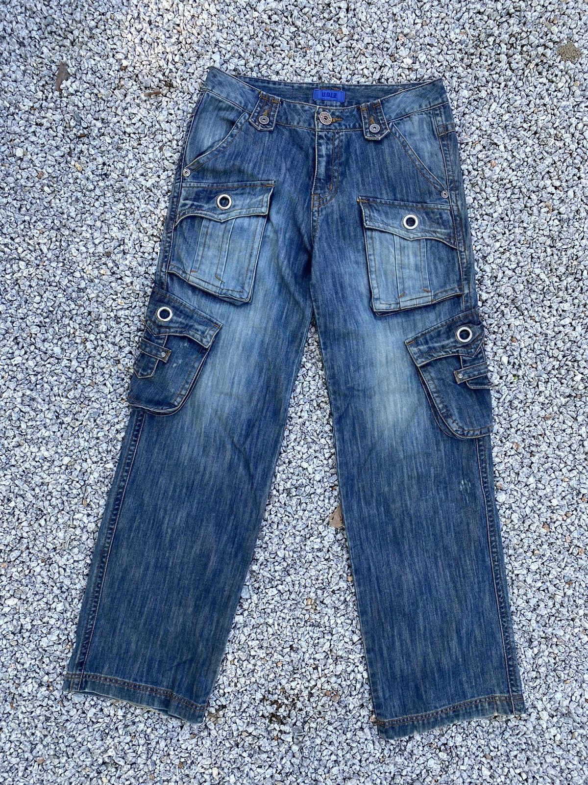 Japanese Brand × Streetwear × Vintage Y2K Baggy UGIZ Cargo Jeans | Grailed