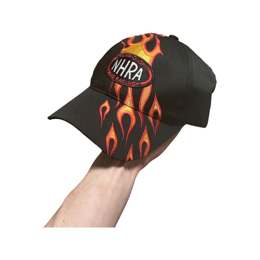 NASCAR × Streetwear × Vintage Vintage NHRA Racing Flame Hat NASCAR ...