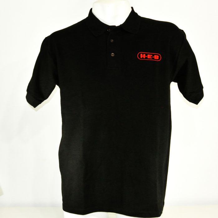 Mando H-E-B HEB Grocery Store Employee Uniform Black Polo Shirt | Grailed