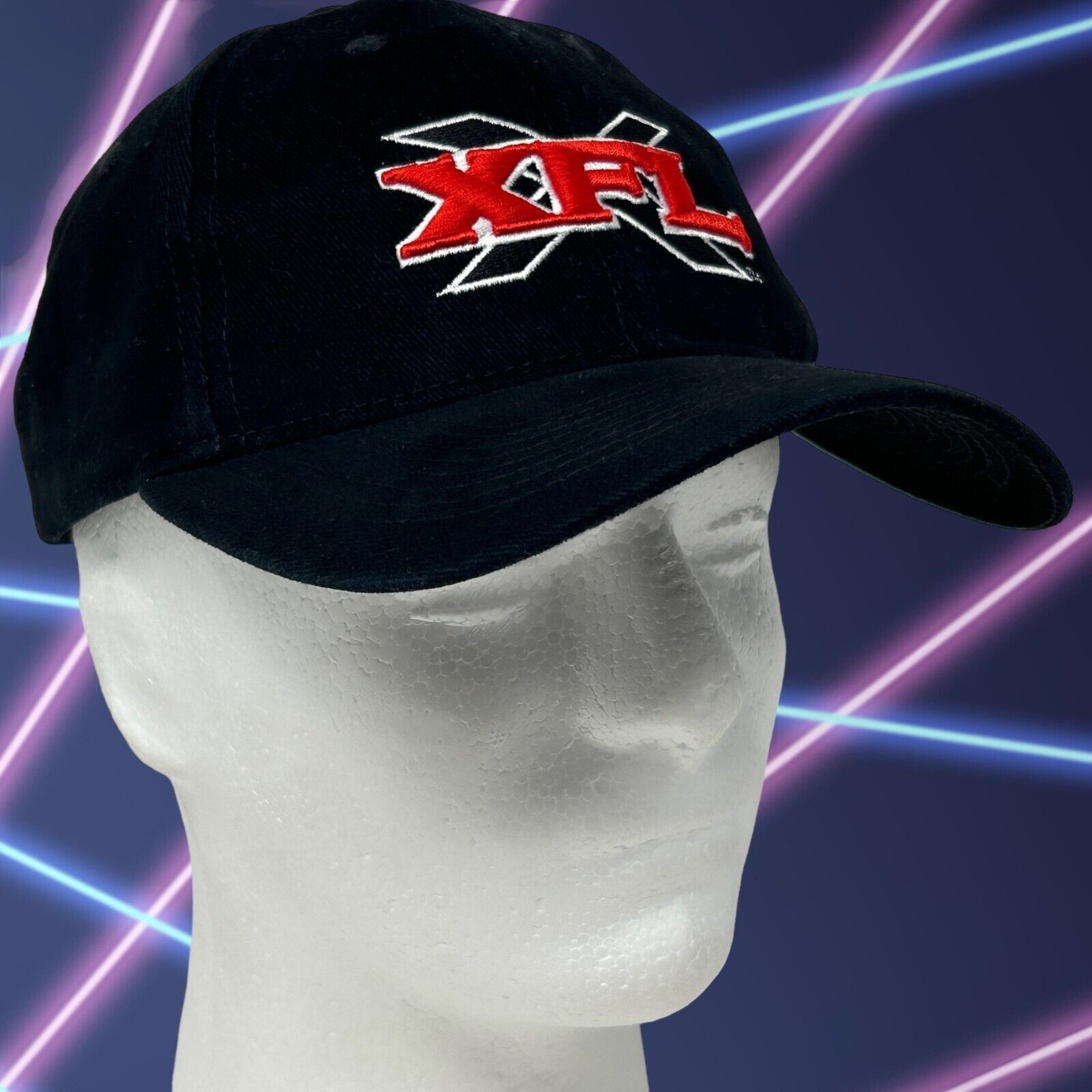 Drew Pearson Vintage XFL Logo Baseball Hat Cap Y2Ks 2000s Football WWE ...