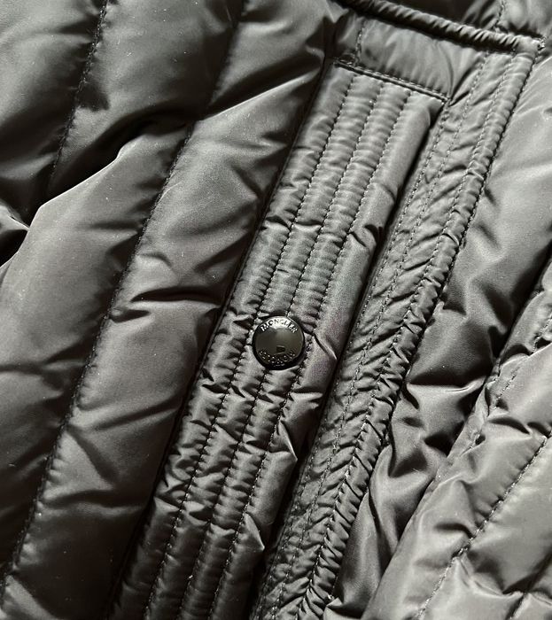 Moncler Moncler Dimitri Leather Moto Down Jacket Sz 4 | Grailed