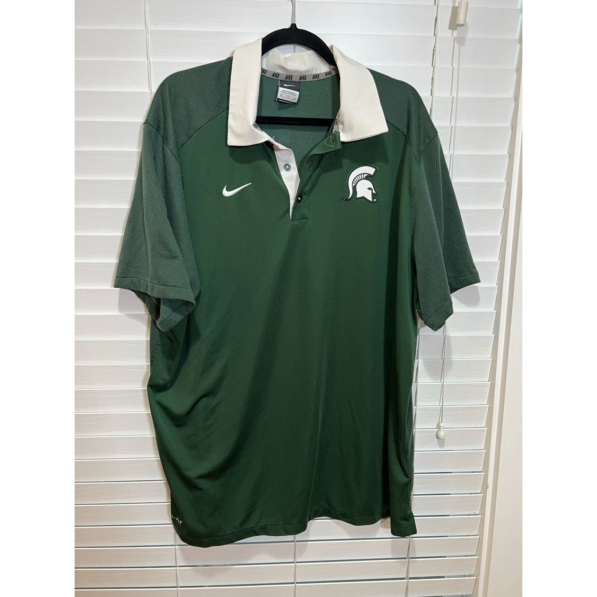 Nike Nike Michigan State Spartans Polo Shirt - Size XXL | Grailed
