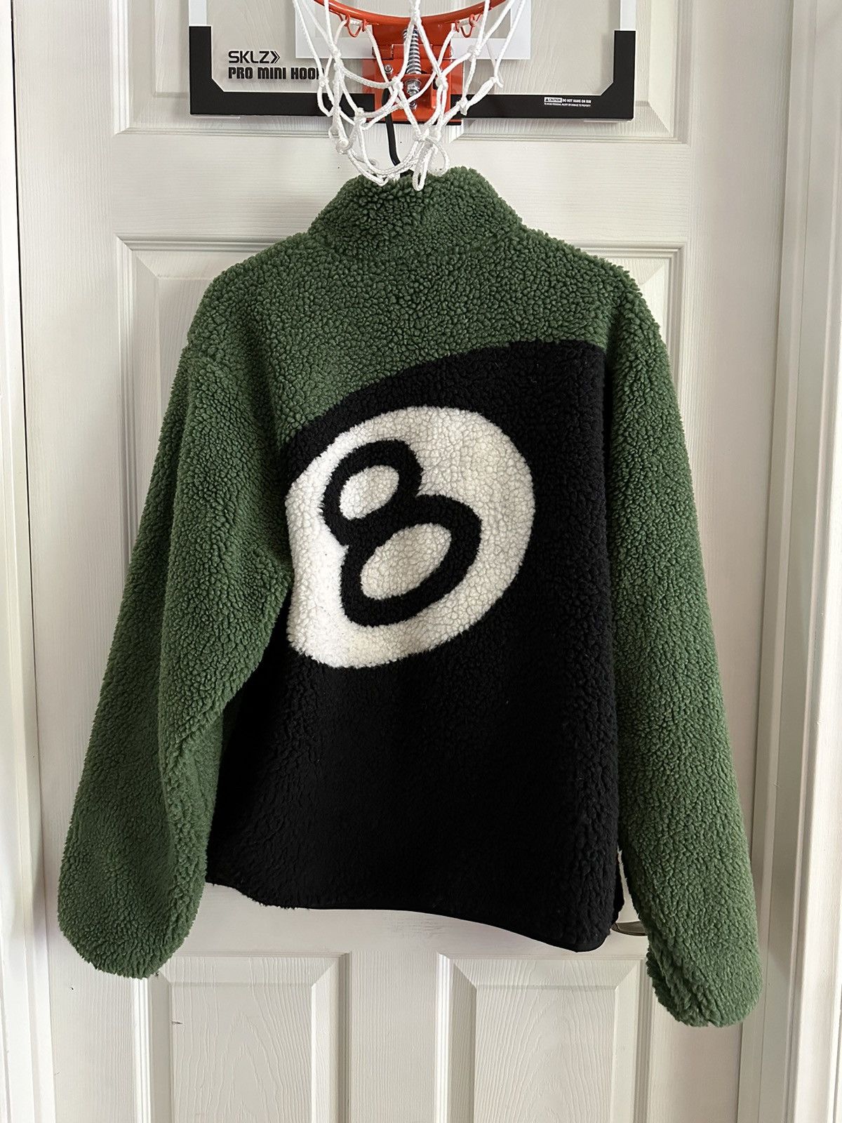 Stussy Stussy 8 Ball Reversible Sherpa Fleece | Grailed