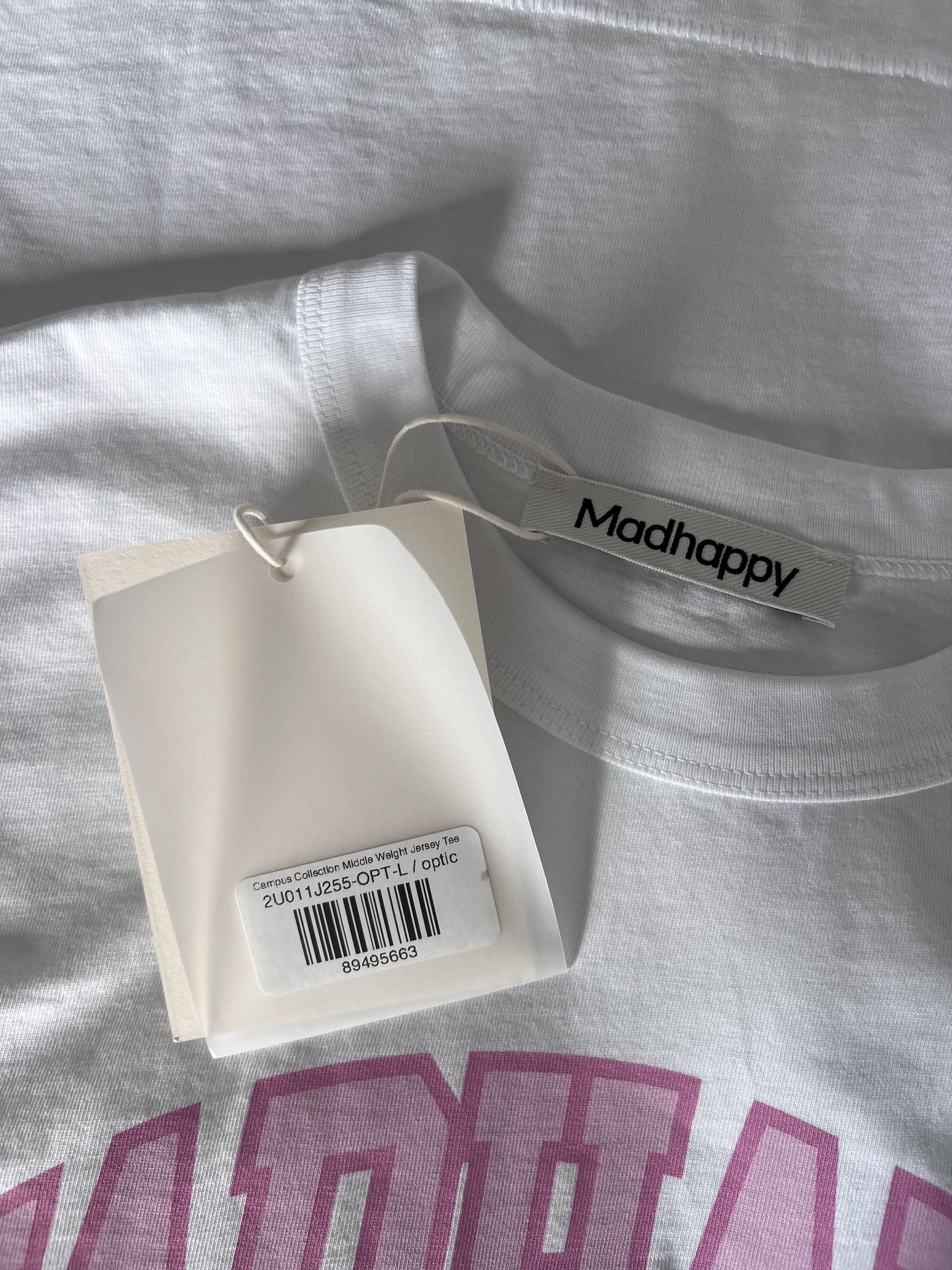 Madhappy Madhappy Campus Collection Arc Logo Middle Weight Tee | Grailed