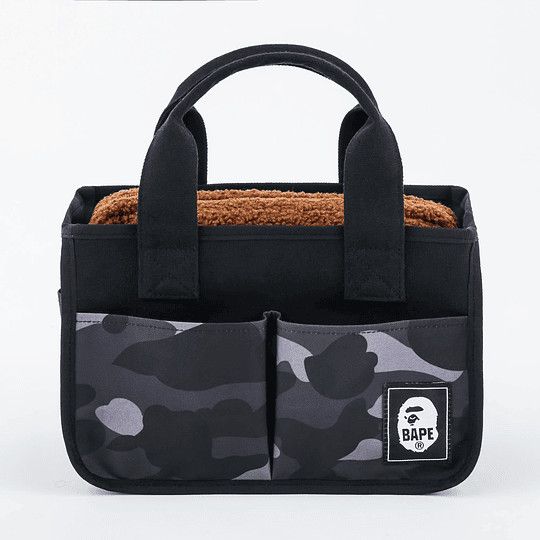 Bape BAPE 2023 SET SMALL TOTE + FLUFFY POUCH (2 BAGS) | Grailed