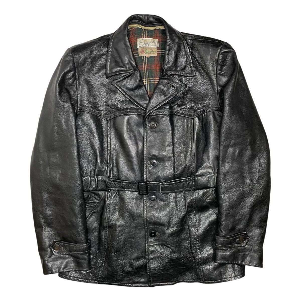 Vintage 1940s Swedish Goatskin Jacket - L/XL | Grailed