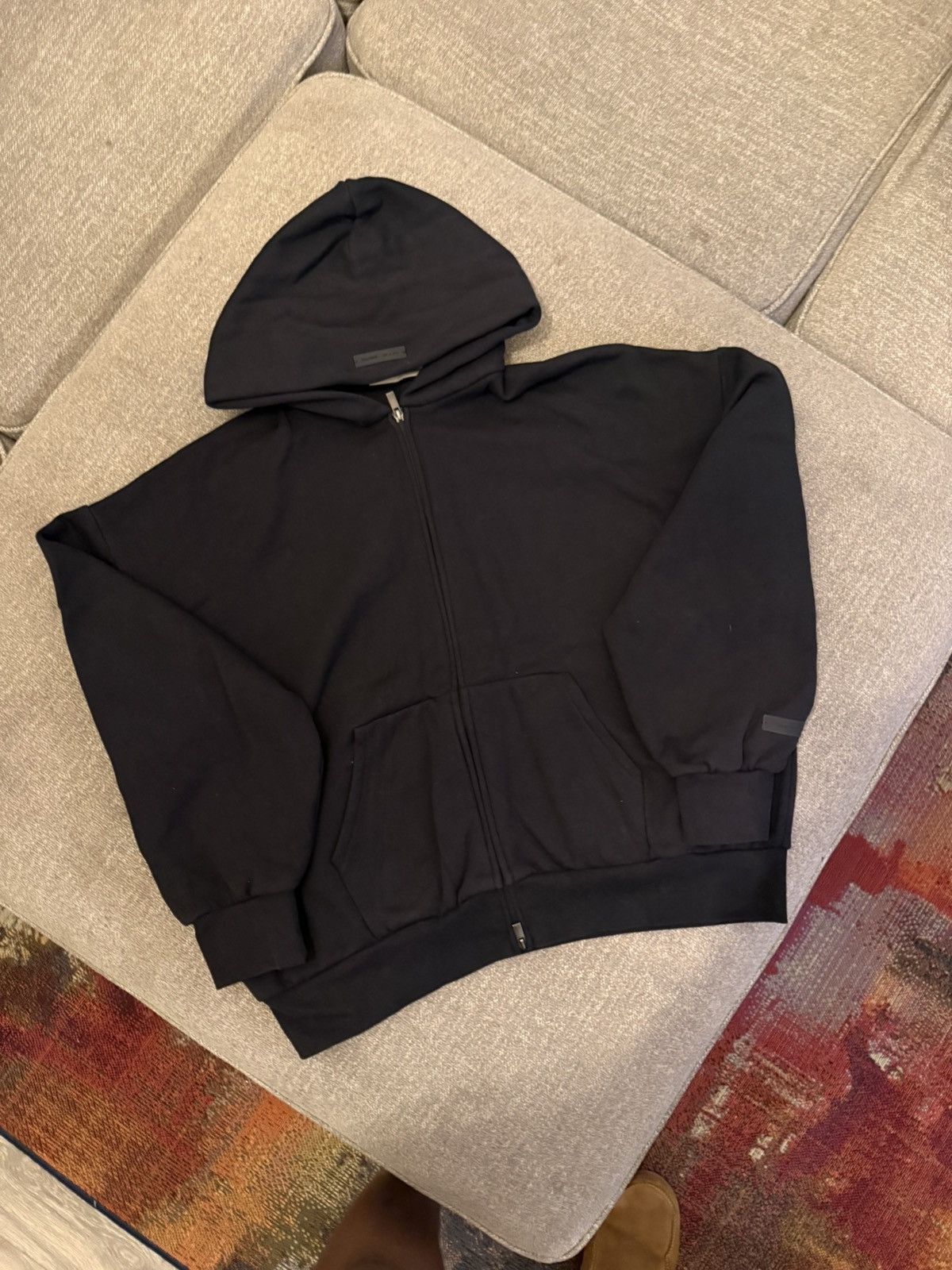 Essentials Fear Of God Essentials Zip Up Hoodie | Grailed