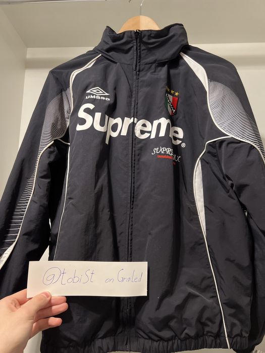 Supreme Supreme x Umbro Track Jacket SS22 Black | Grailed