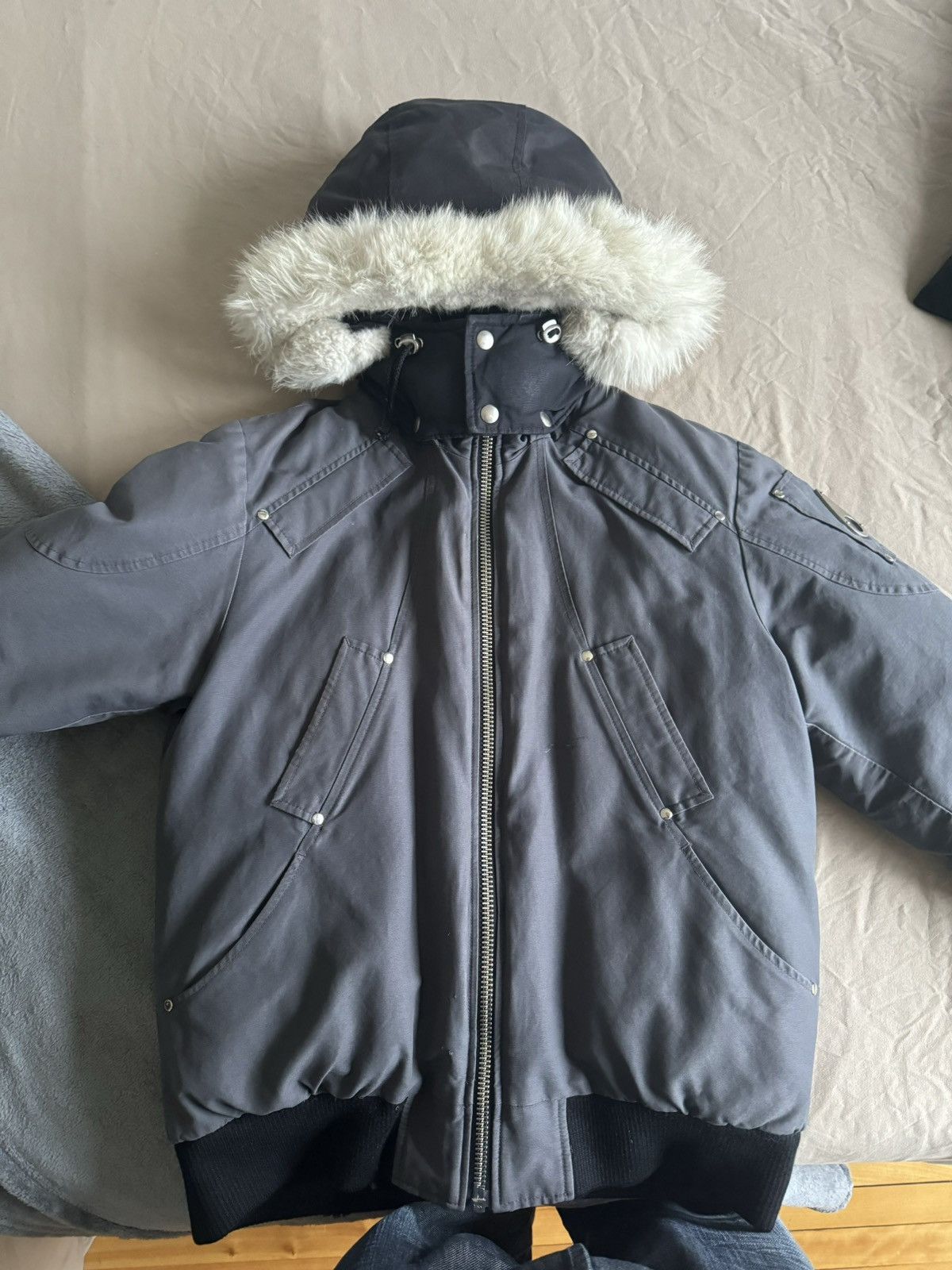 Moose Knuckles Moose knuckles heavy coat with removable hood | Grailed