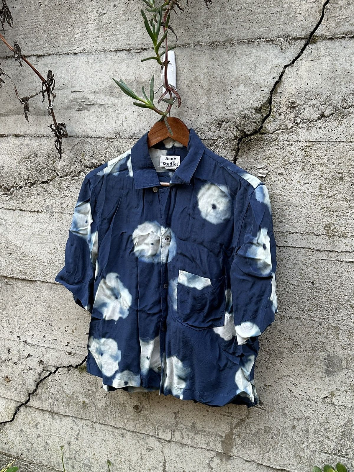 Acne Studios RARE GRAIL Acne Studios bubbled cloud burst button up ...