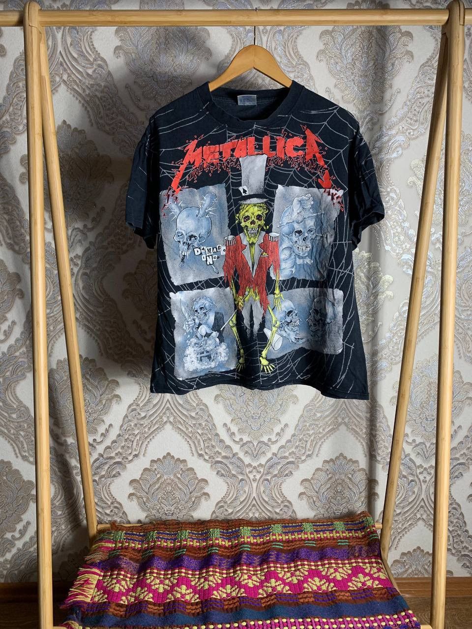 Brockum × Metallica × Vintage VINTAGE BROCKUM METALLICA 1992 DAMAGE INC ...