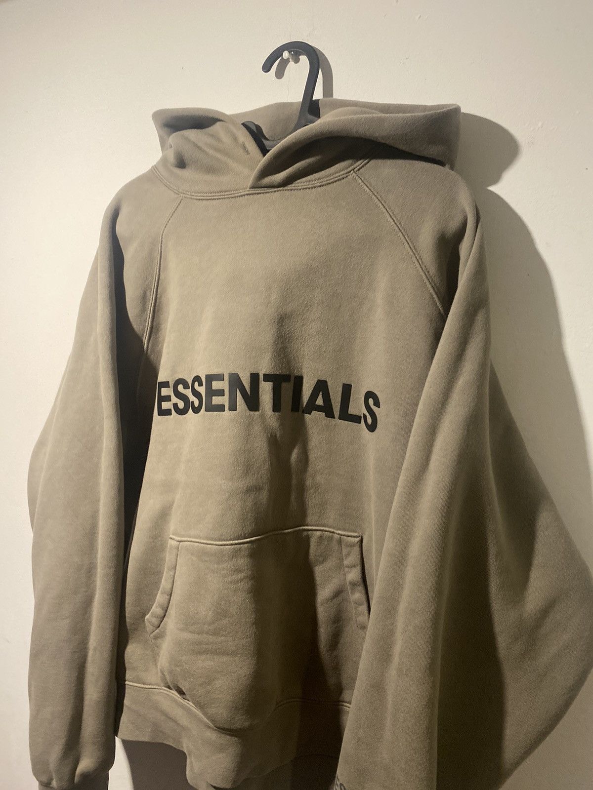 Essentials Fear of God Essentials Hoodie beige | Grailed