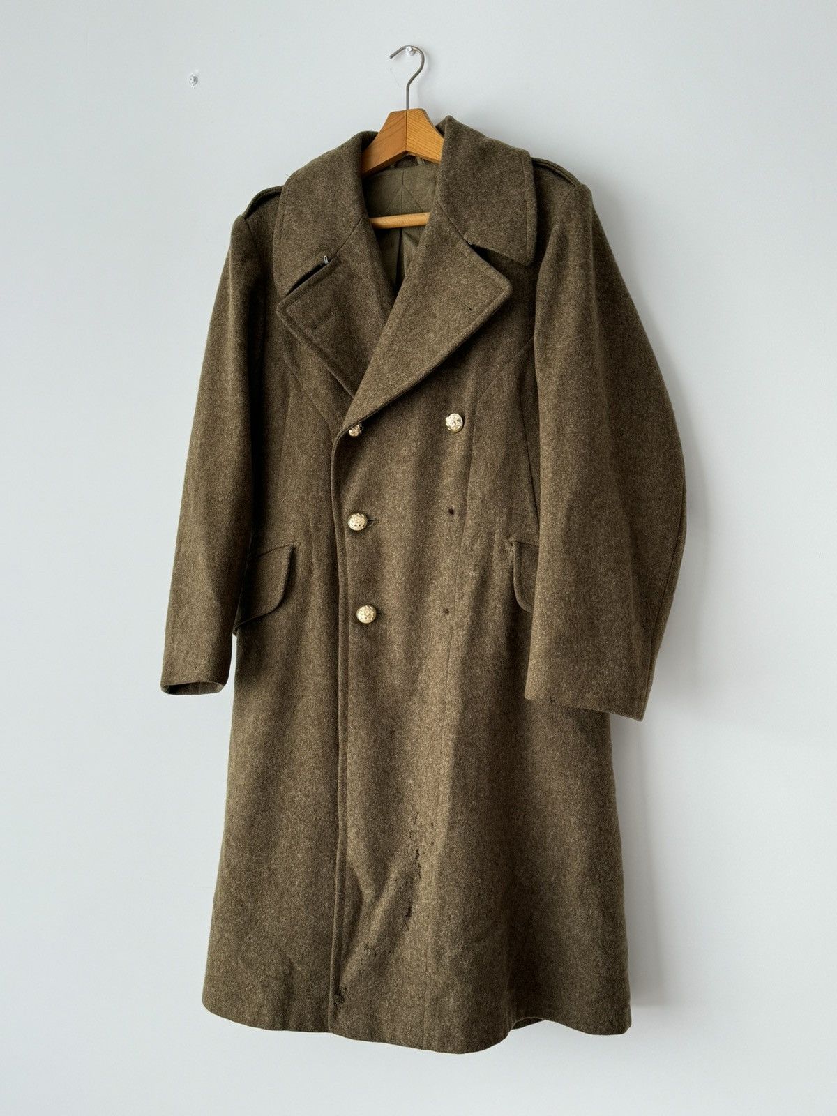 Military Original Antique 1939 Pattern WW2 British Army Greatcoat | Grailed