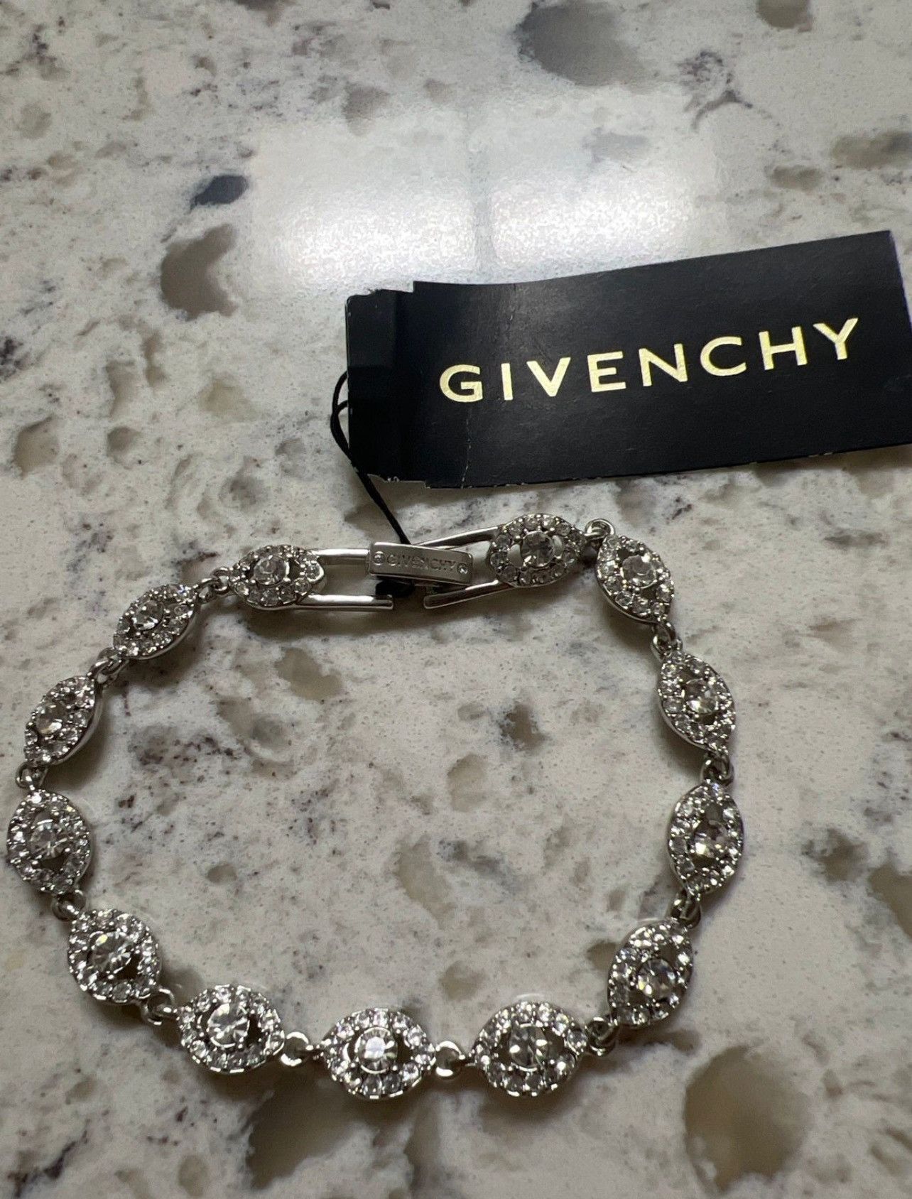 Givenchy × Luxury 🧌RARE GIVENCHY CRYSTAL FLEX BRACELET | Grailed