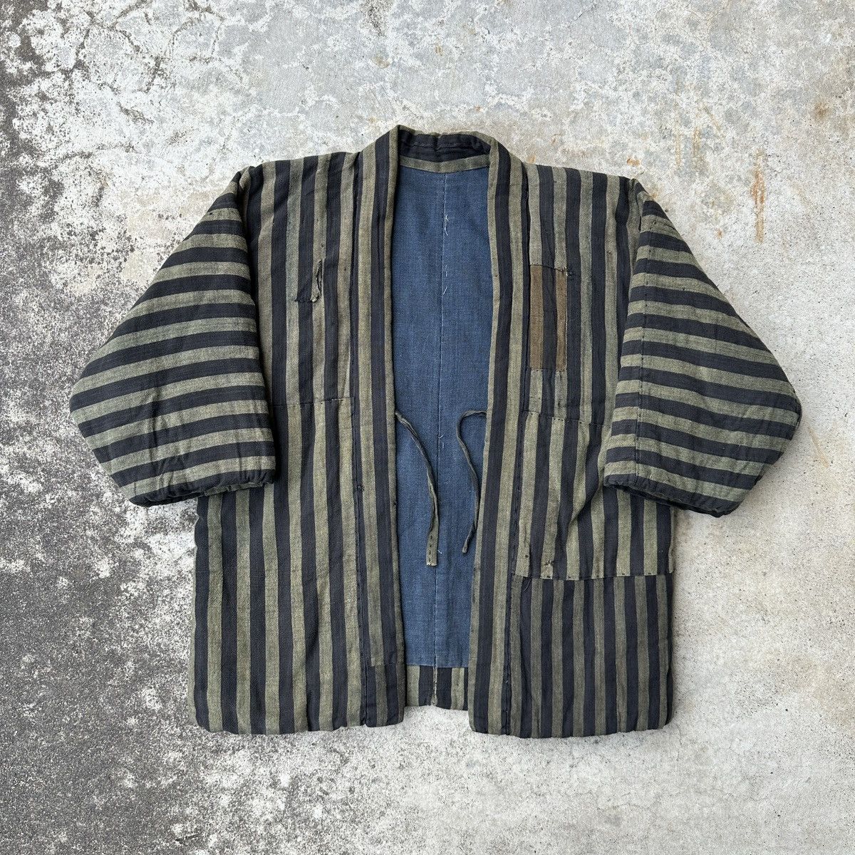 Vintage Shima Boro Noragi Yukata Patchwork Japan antique jacket | Grailed