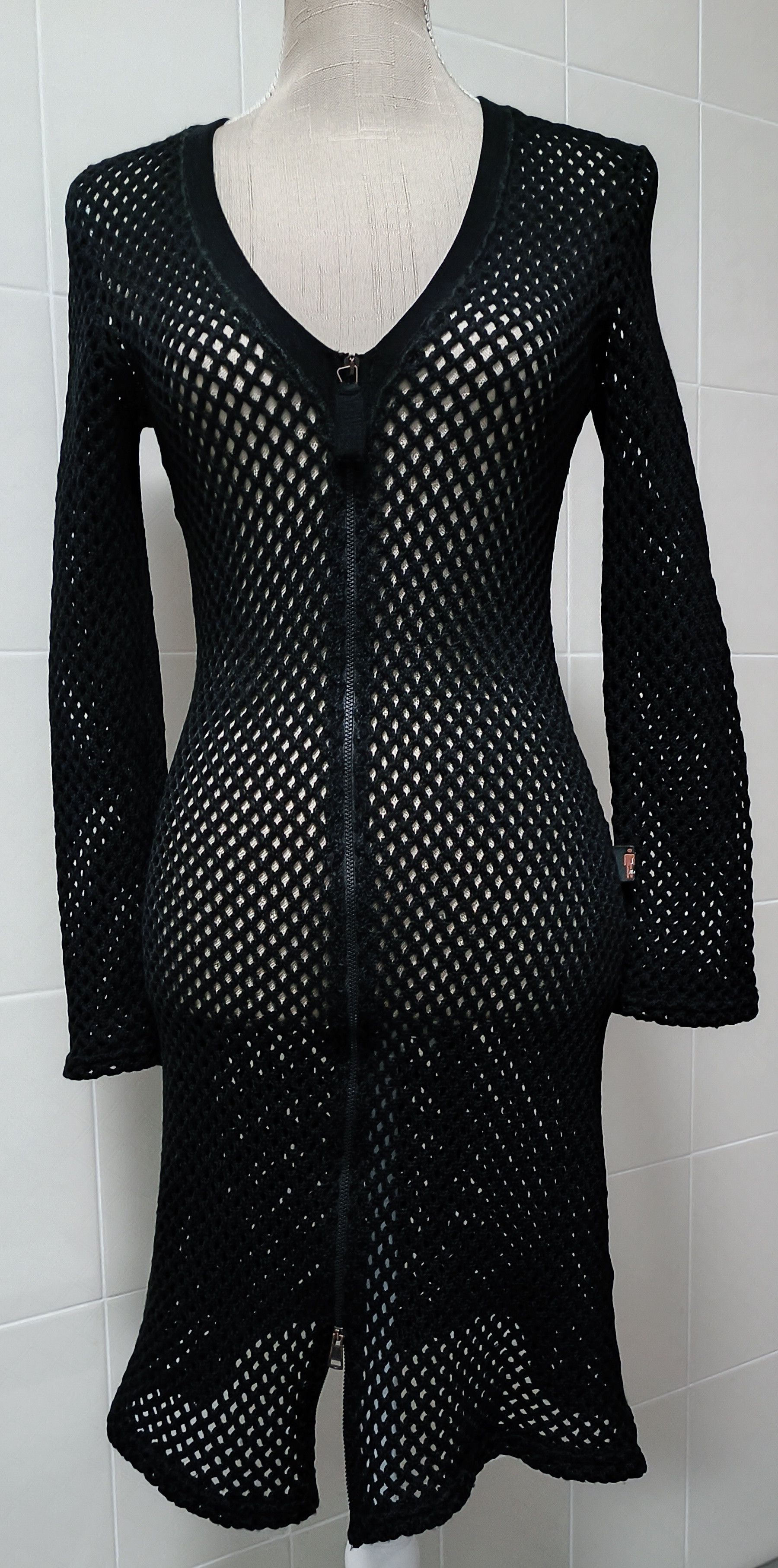 Archival Clothing × Avant Garde × Jean Paul Gaultier 2002 - Black mesh ...