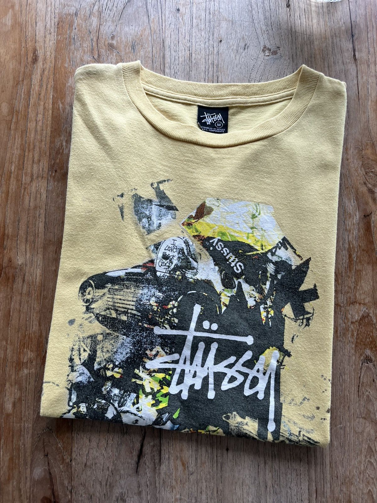 Streetwear × Stussy × Vintage Vintage STUSSY Street Art design 00’s T ...
