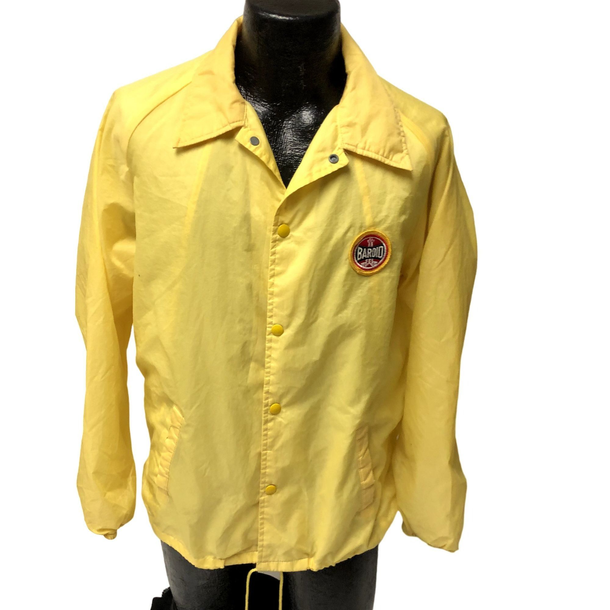 Unkwn 70's Sir Jac Yellow Windbreaker BAROID Oil Drilling RIG | Grailed