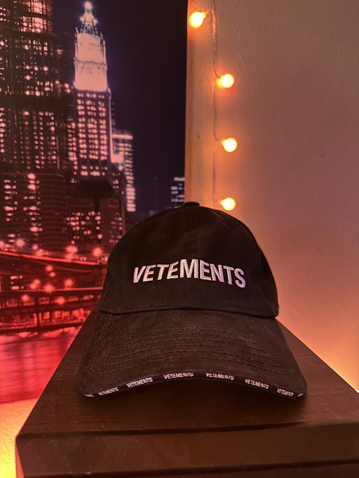 Vetements Vetements Embroidered Logo Cap [Original Tags + Bag] | Grailed