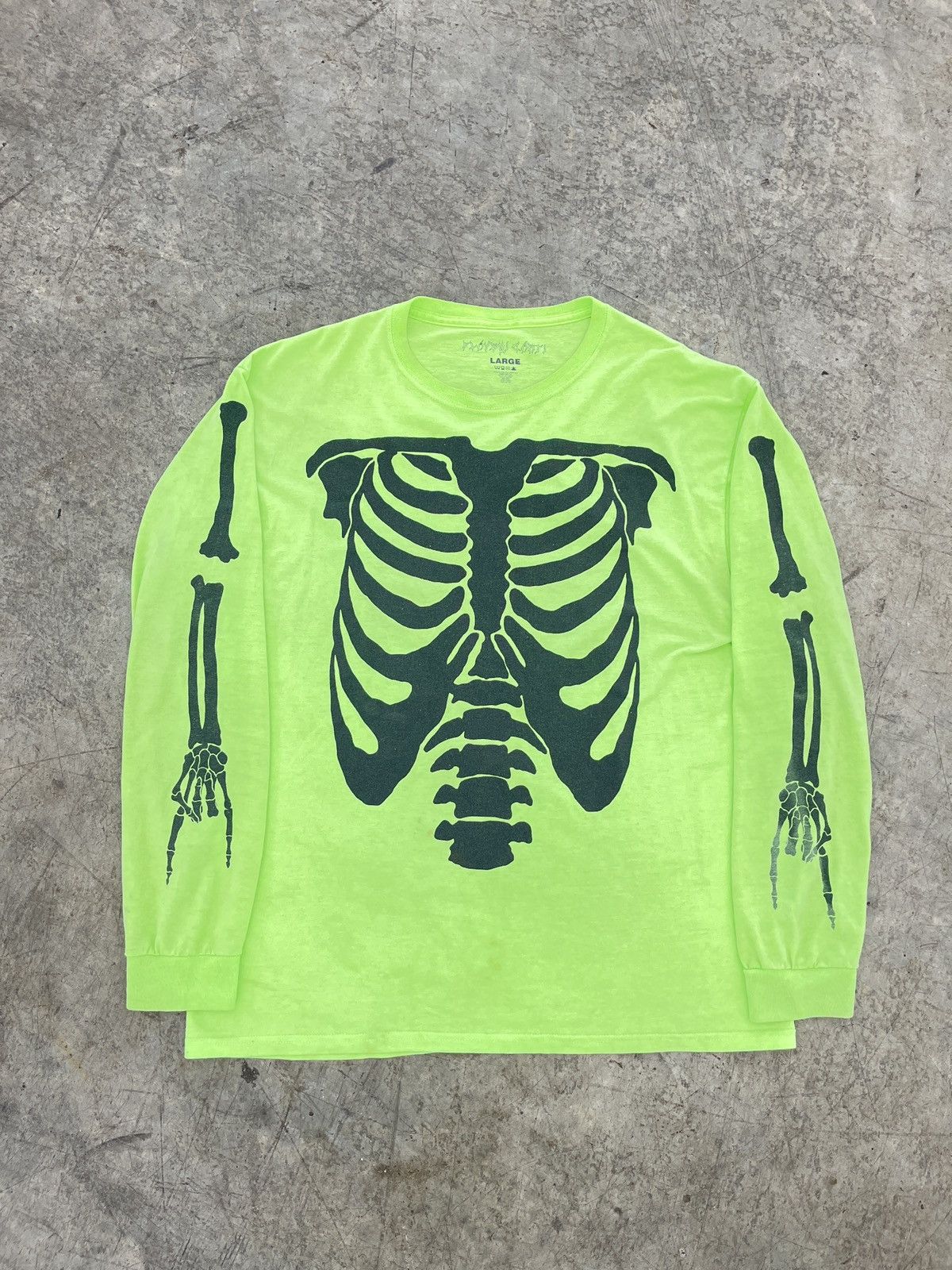 Playboi Carti × Streetwear Playboi carti die lit skeleton tee | Grailed