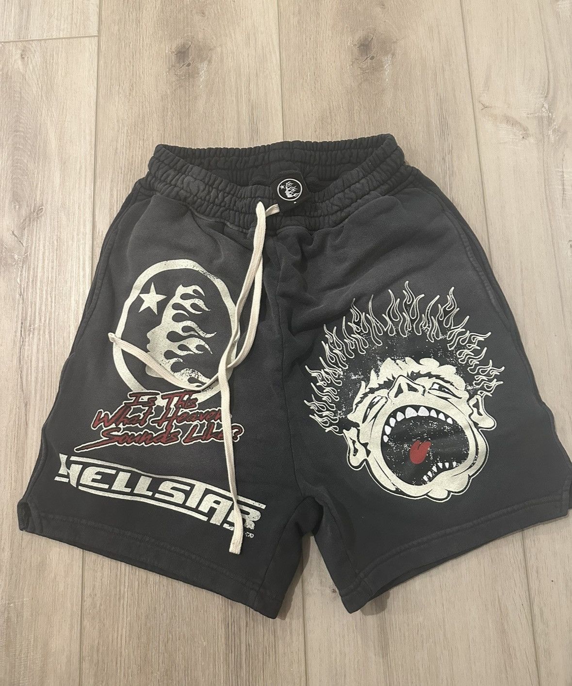 HELLSTAR Hellstar Face Records Shorts | Grailed