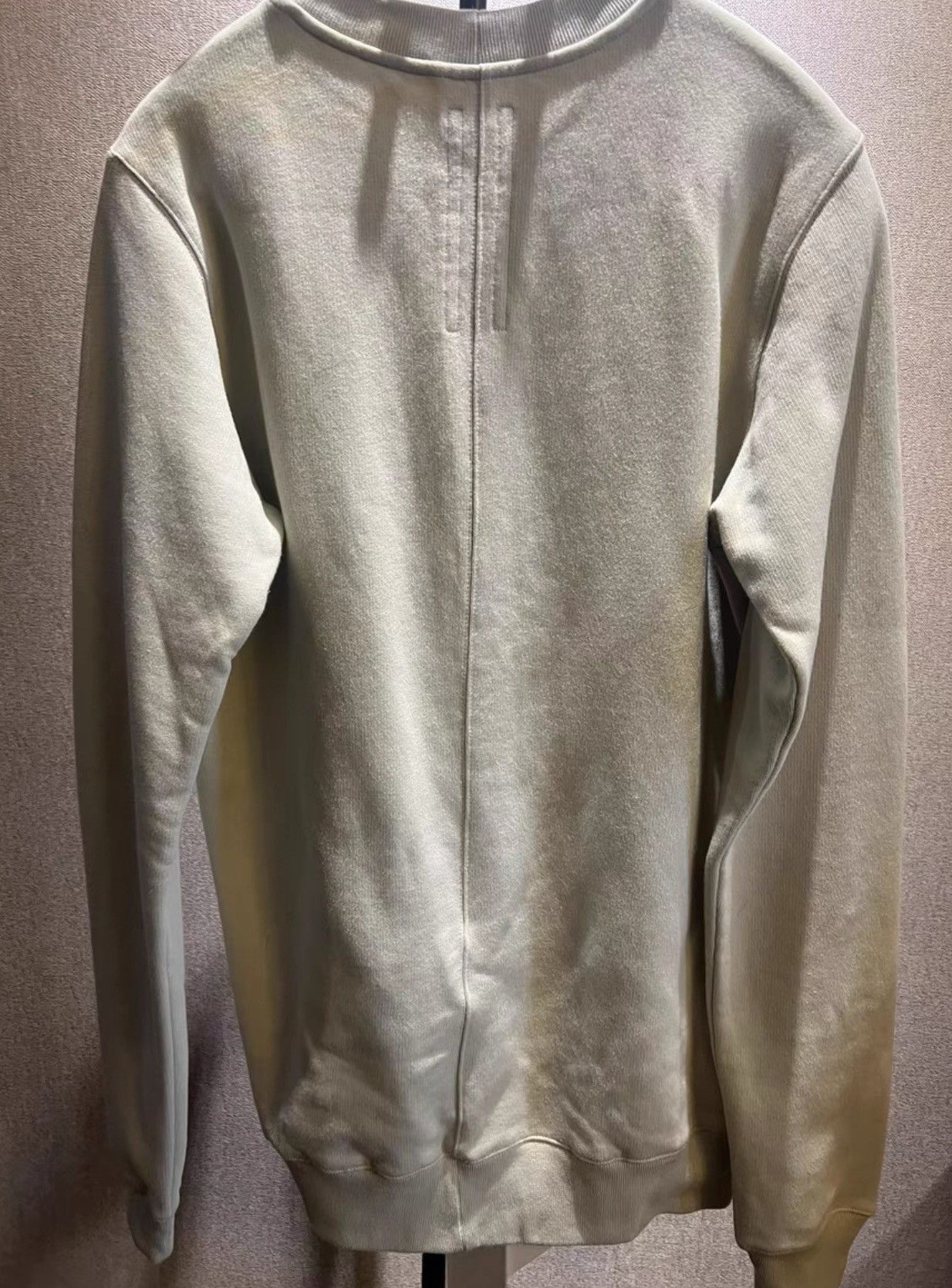 Rick Owens Rick Ownes double-track fleece sweater | Grailed