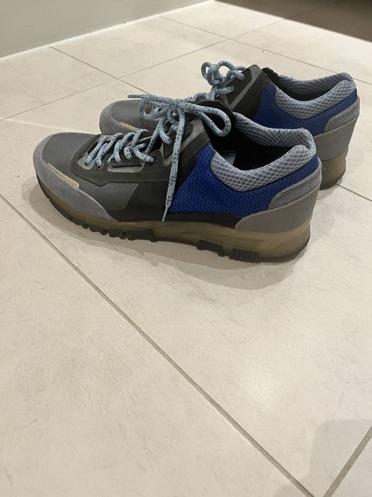 Lanvin Low top Blue multi colour sneaker | Grailed